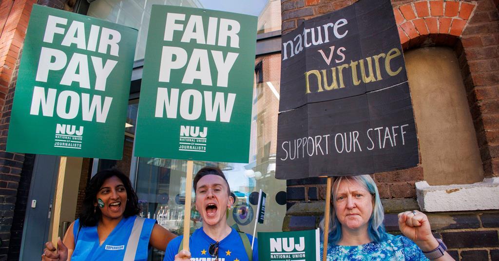 Springer Nature staff squeezed by cost of living crisis go on strike ...