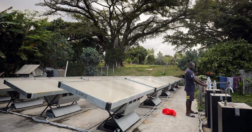 Atmospheric water harvesting | Feature | Chemistry World