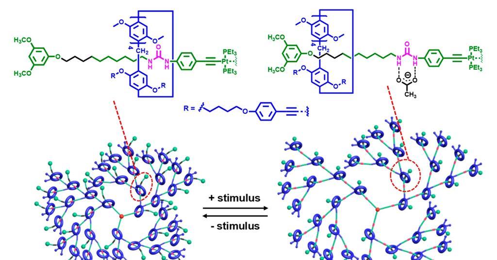 Giant tree molecule made out of 45 rotaxanes switches size on demand ...