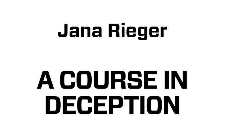 A Course in Deception by Jane Rieger – Book club | Podcast | Chemistry ...