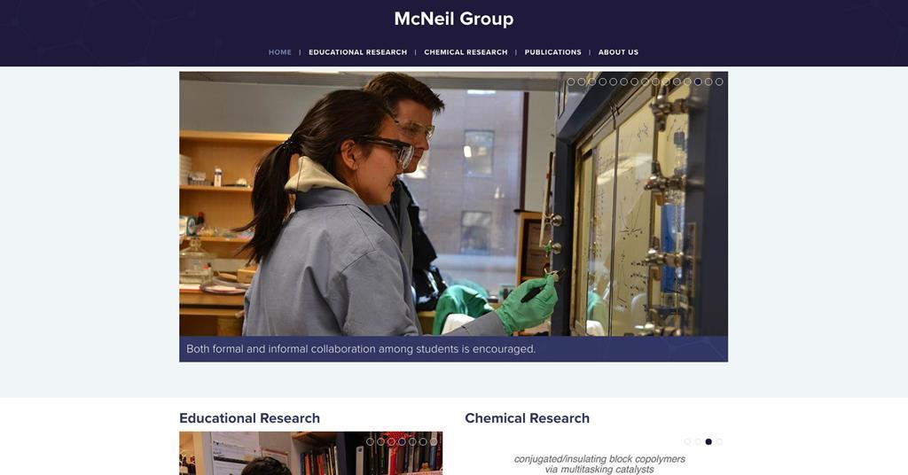 How to build a group website | Careers | Chemistry World
