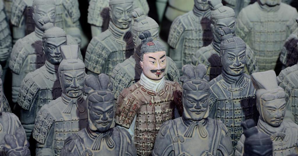 Terracotta Warriors Painted