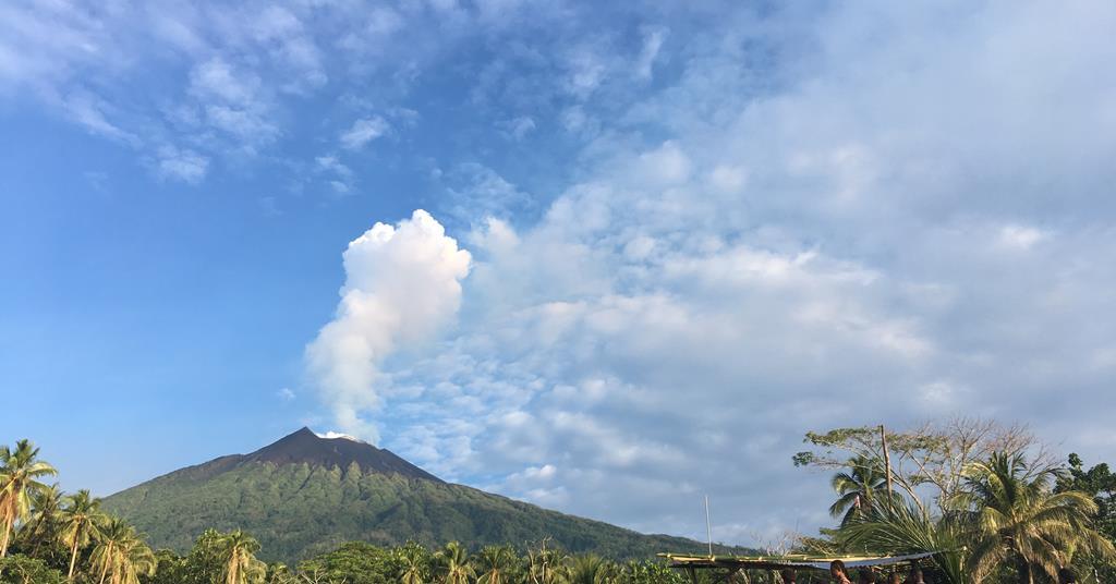 Active volcano’s carbon emissions sampled by drones | Research ...
