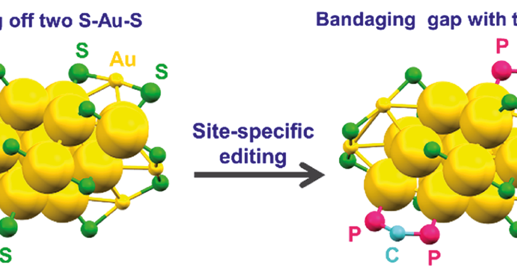 Surface sites on gold catalyst edited to control regioselectivity of a ...