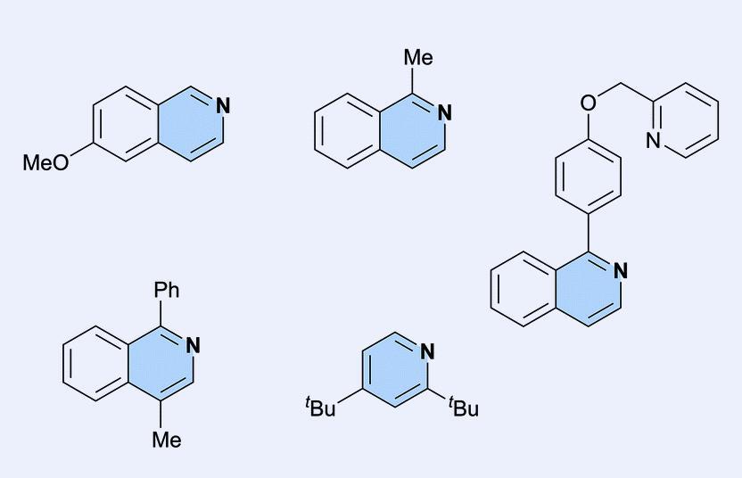 Skeletal editing provides a simple route to access isoquinolines ...