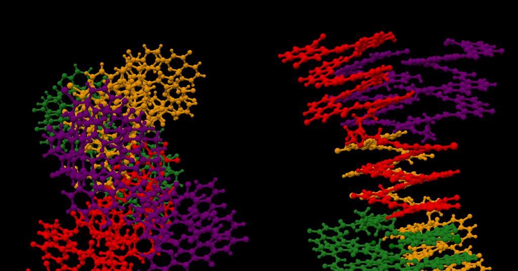 Extraordinary crystal structure displays abiotic foldamer with ...
