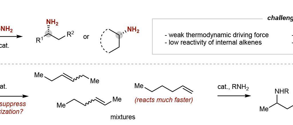 New approach to make chiral amines from internal olefins revealed ...