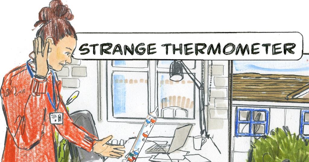 On the spot: strange thermometer | Puzzle | Chemistry World