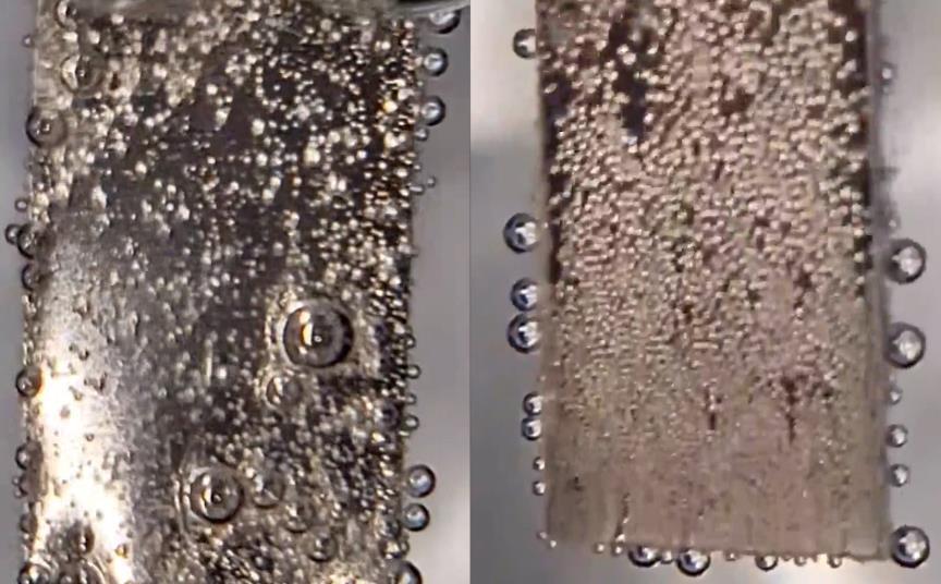 Aerophobic electrodes prevent bubble coalescence and boost mass ...