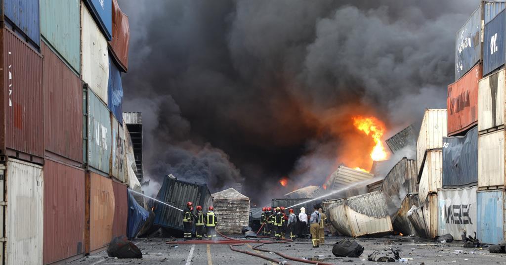At least 70 dead in Iran port explosion and fire | Business | Chemistry ...