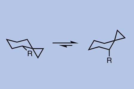 Cyclopropyl effect causes substituents on cyclohexane to favour axial ...
