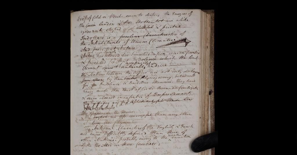 What Humphry Davy’s notebooks reveal about his life and work | News | Chemistry World