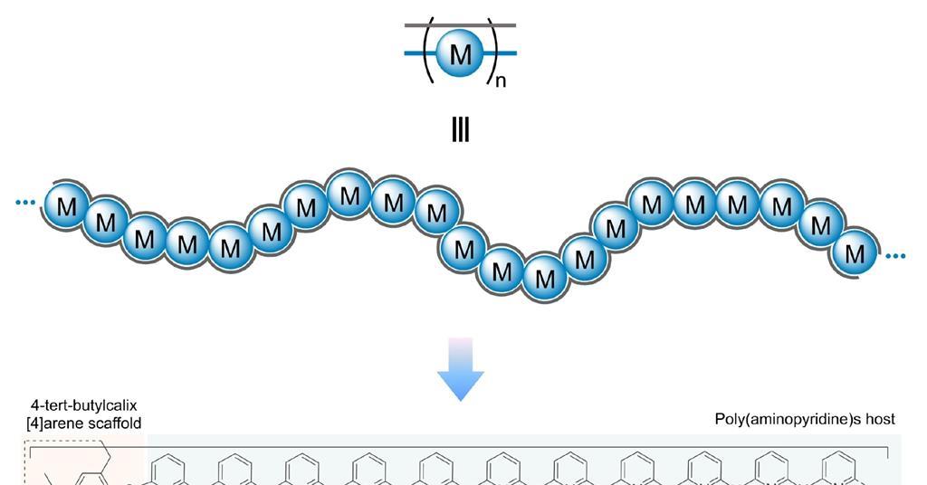 Polymer shows some backbone as it becomes first with extended metal ...
