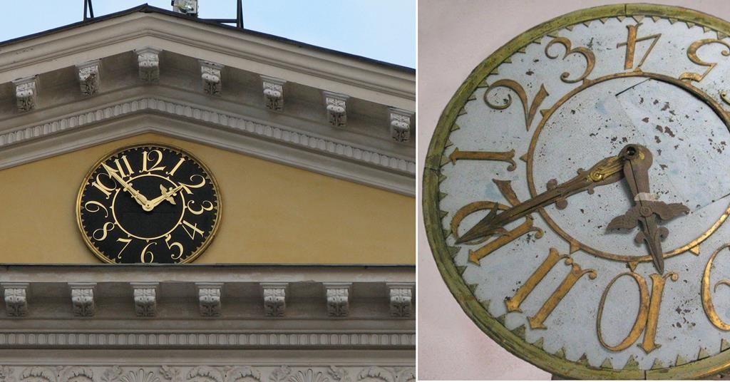 Chemists uncover original colour of Finnish palace clock | Research ...