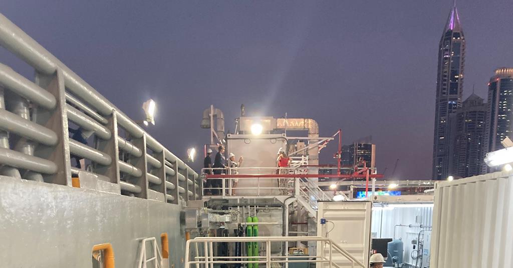 Pioneering ammonia-powered ship shows off a greener future for shipping ...