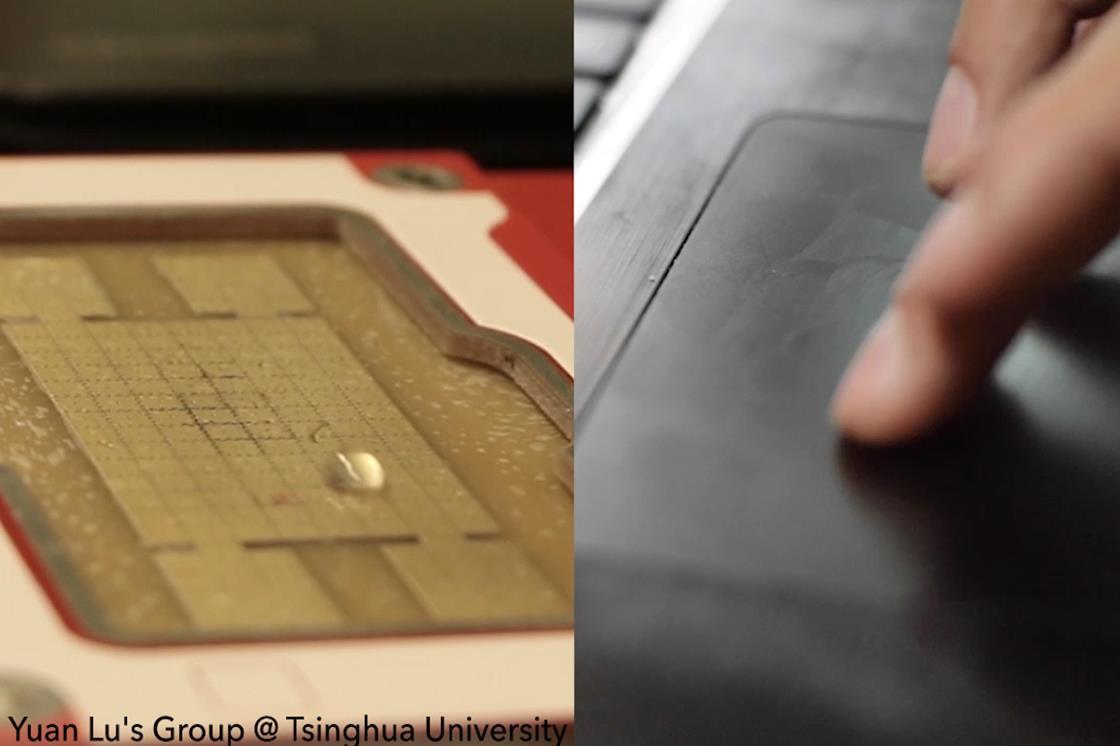 Touchpad technology offers precise droplet control for microfluidics ...