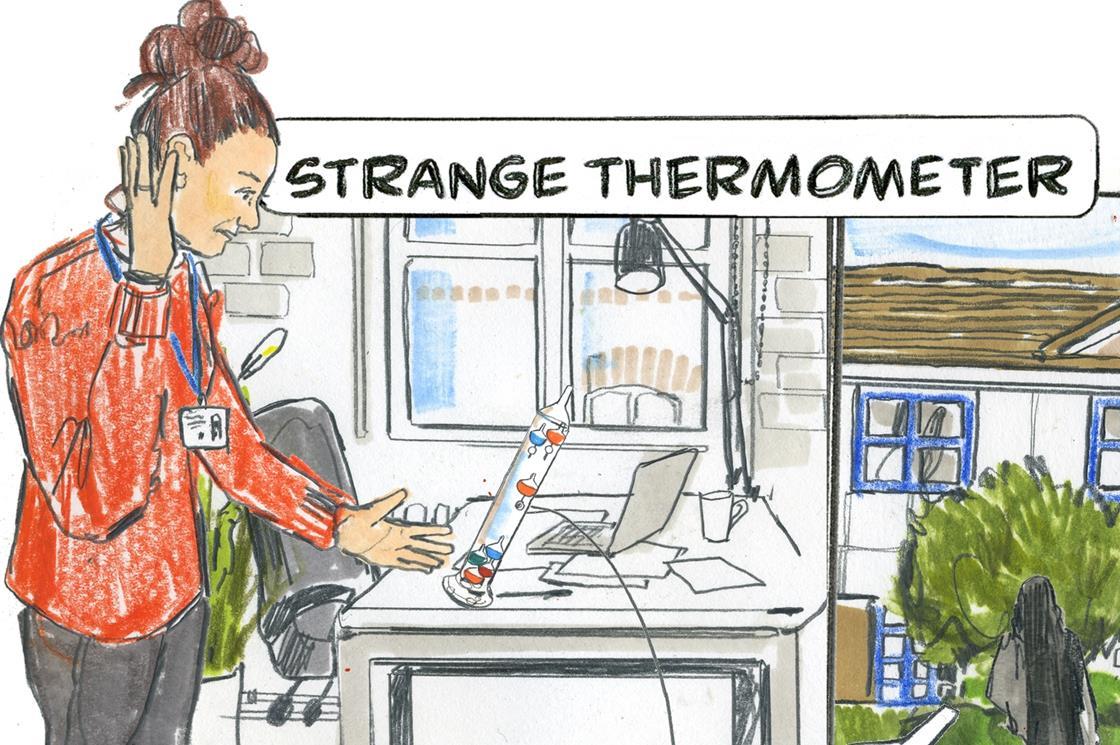 On the spot: strange thermometer | Puzzle | Chemistry World