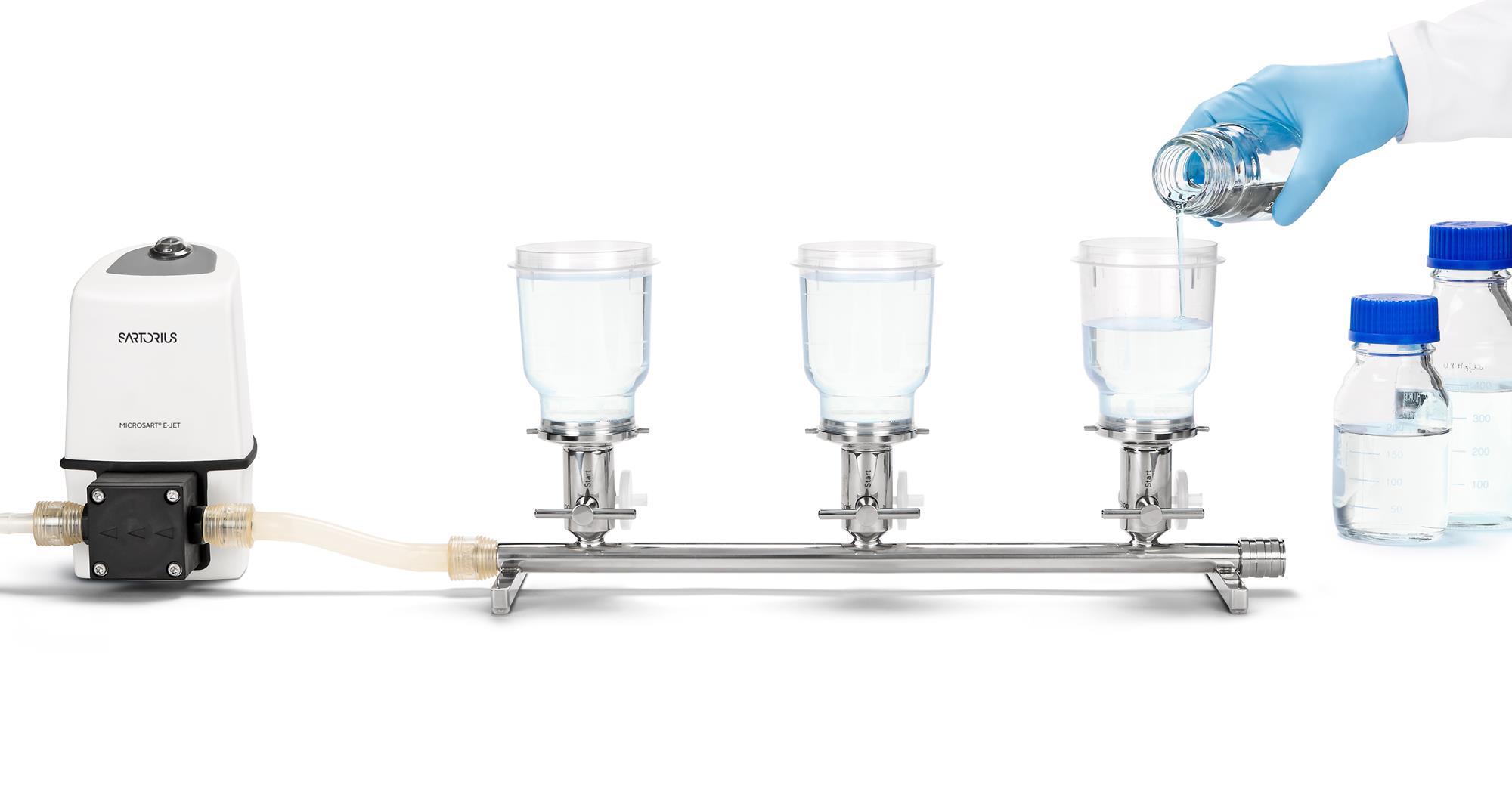 Testing of microorganisms for microbial limits testing by membrane ...