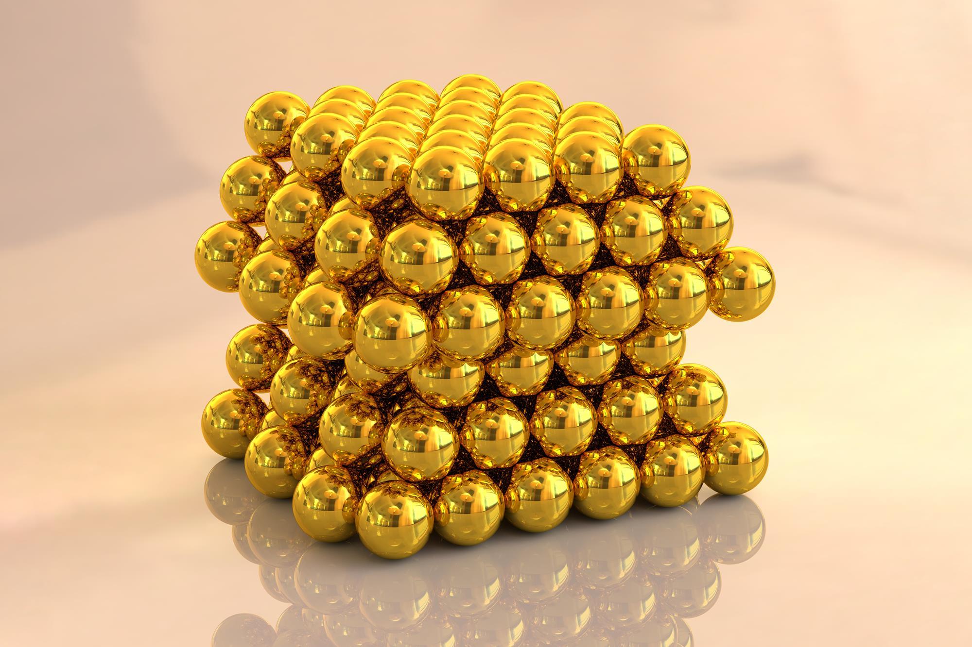 gold crystal structure