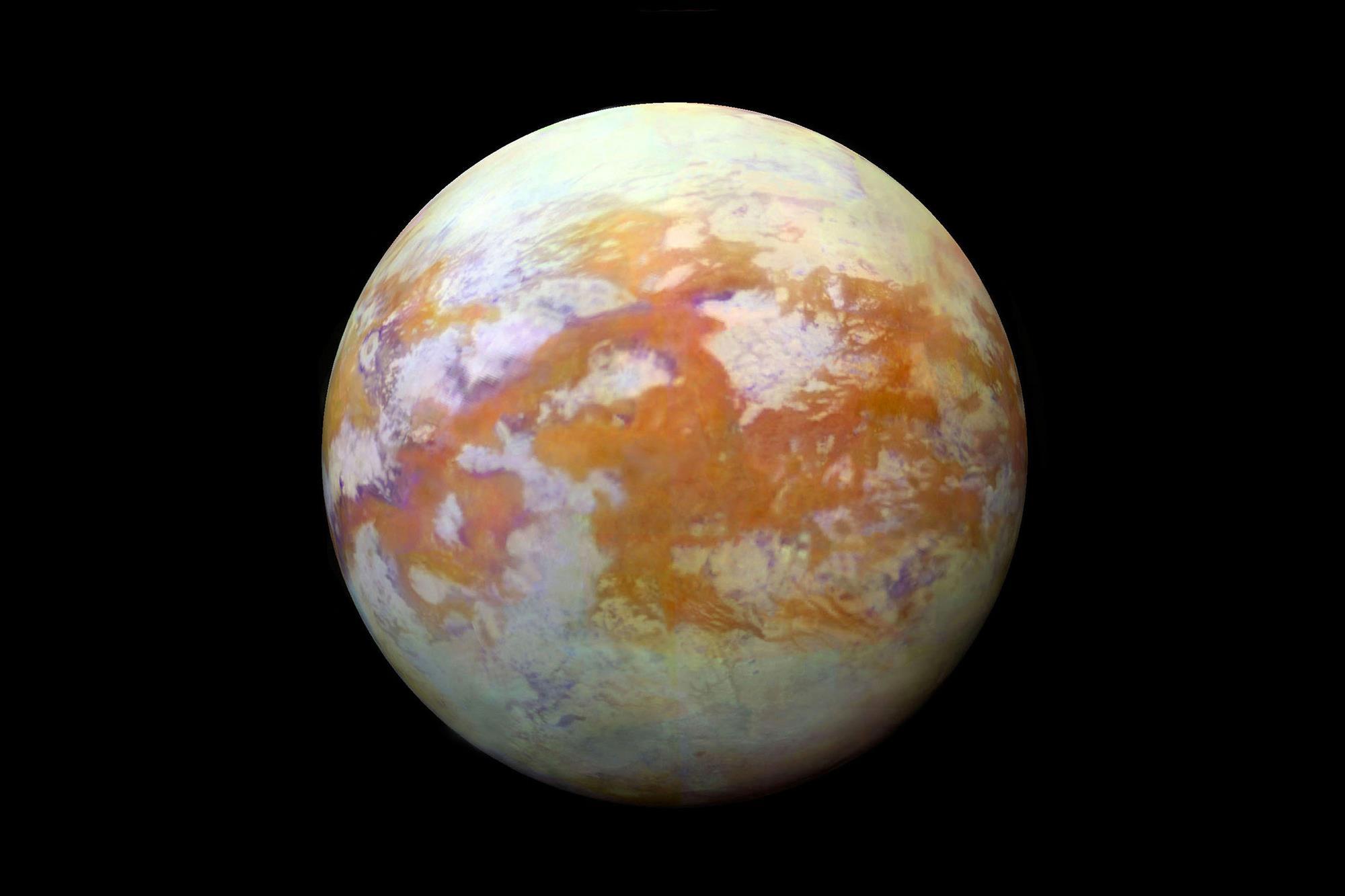 Surface Of Titan From Cassini