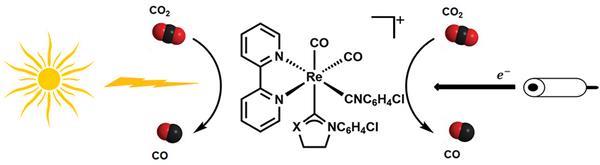Carbon dioxide reduction put under the spotlight | Research | Chemistry ...