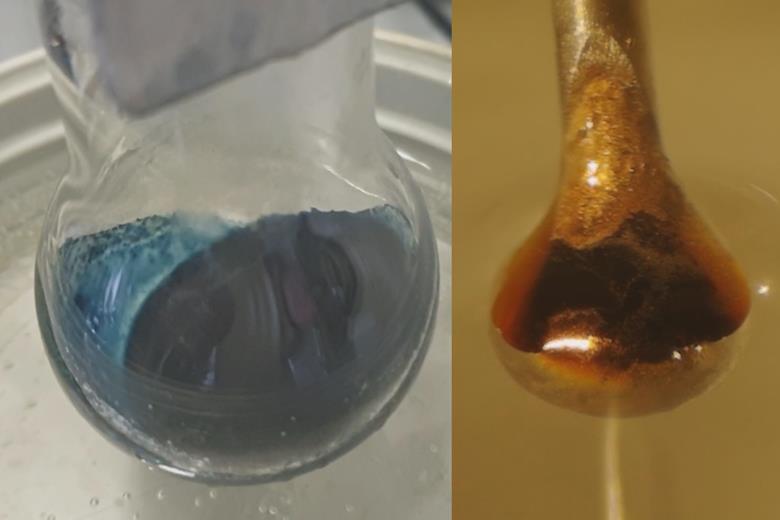 Solvated electrons’ metallic transition resolved with spectroscopy ...