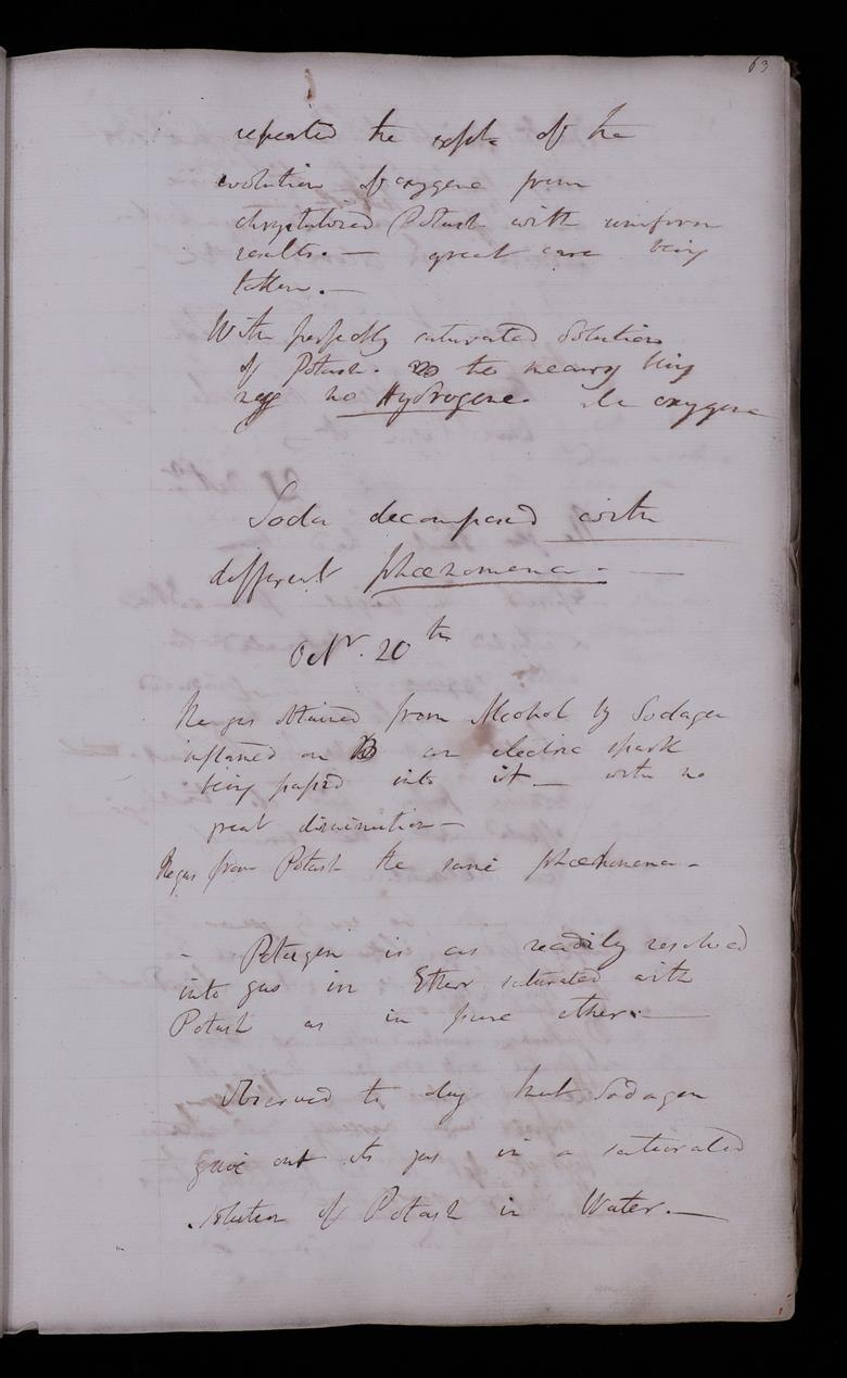 Davy notebook project paints complicated picture of influential chemist ...